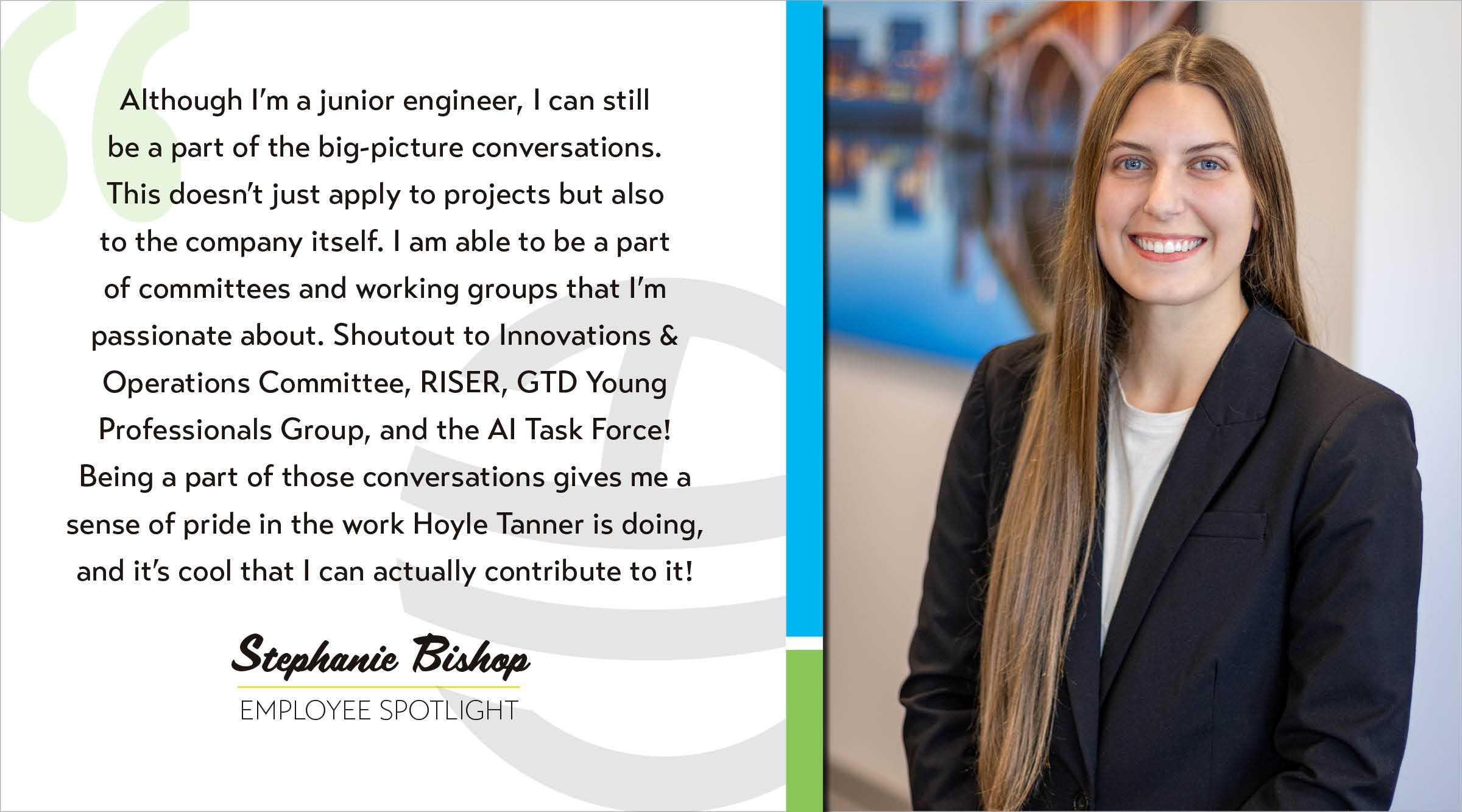 Employee Spotlight: Stephanie Bishop - Hoyle Tanner